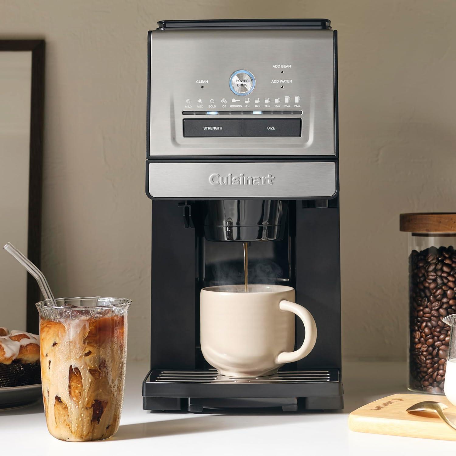 Cuisinart Coffee Maker, Grind and Brew Single Serve Coffee Maker, 6 Cup ...